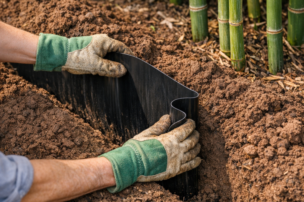 How to Install a Root Barrier System for Bamboo Control - Terra Bamboo